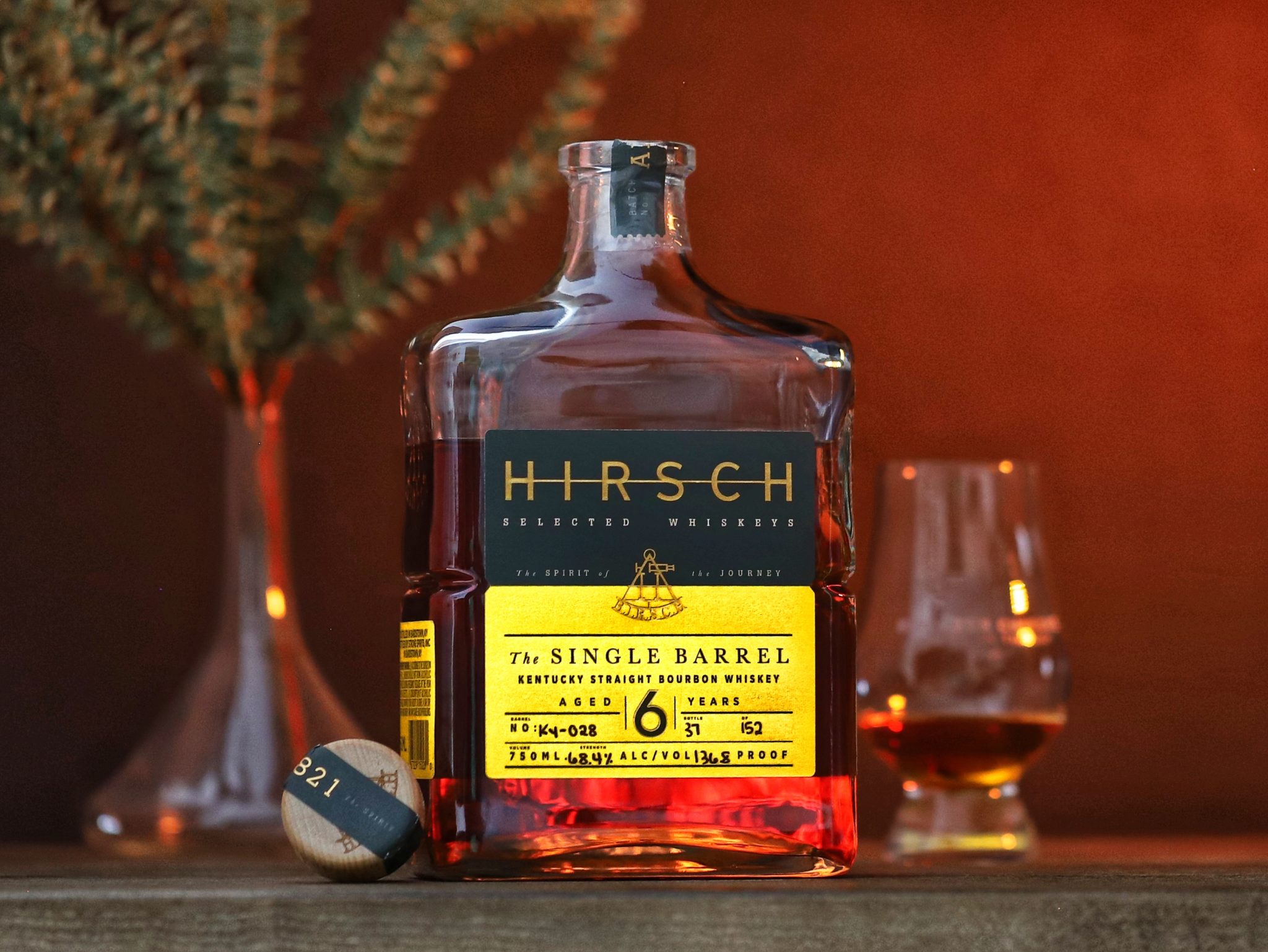 Hirsch Single Barrel Kentucky Bourbon (Big Red Liquors, KY-028, 136.8 ...