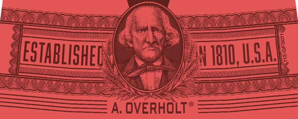 New Old Overholt label shows that Jim Beam is listening to us!