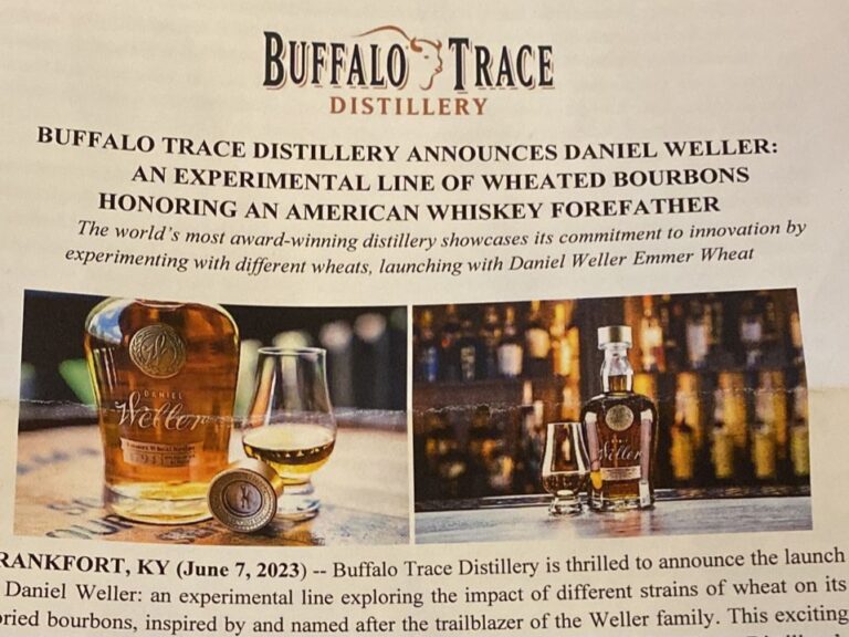 First reaction to the Daniel Weller Emmer Wheat Bourbon Press Release ...