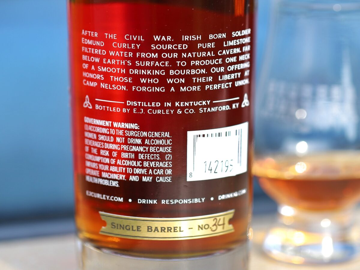 E.J. Curley & Co Single Barrel Bourbon Review - Bourbon Culture