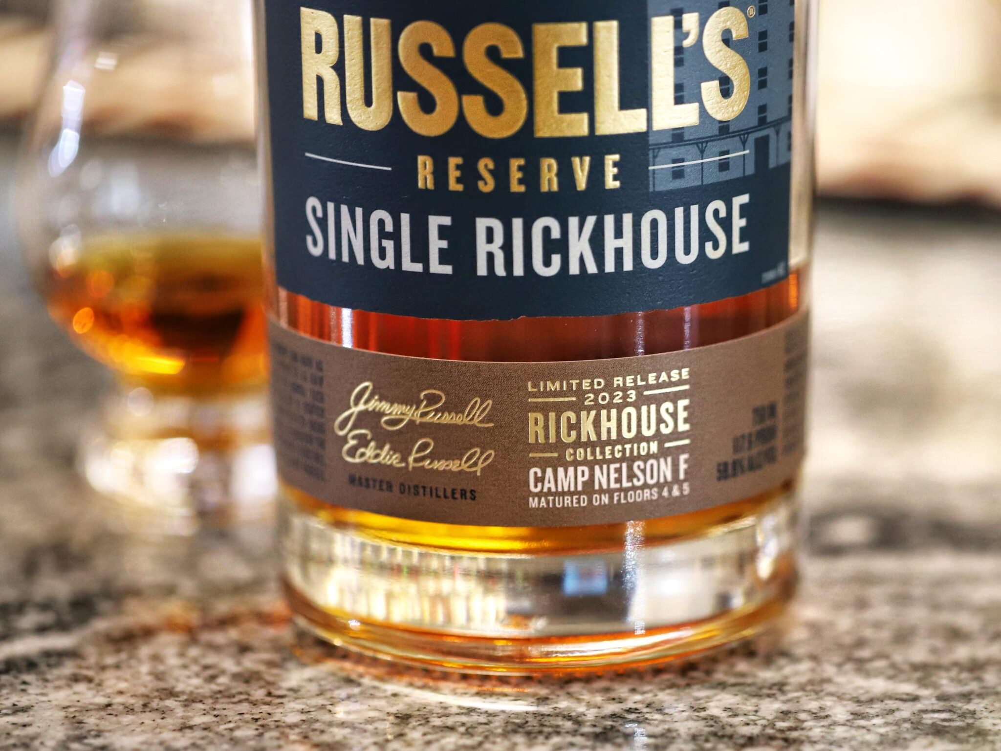 Russell's Reserve Single Rickhouse Camp Nelson F Review - Bourbon Culture