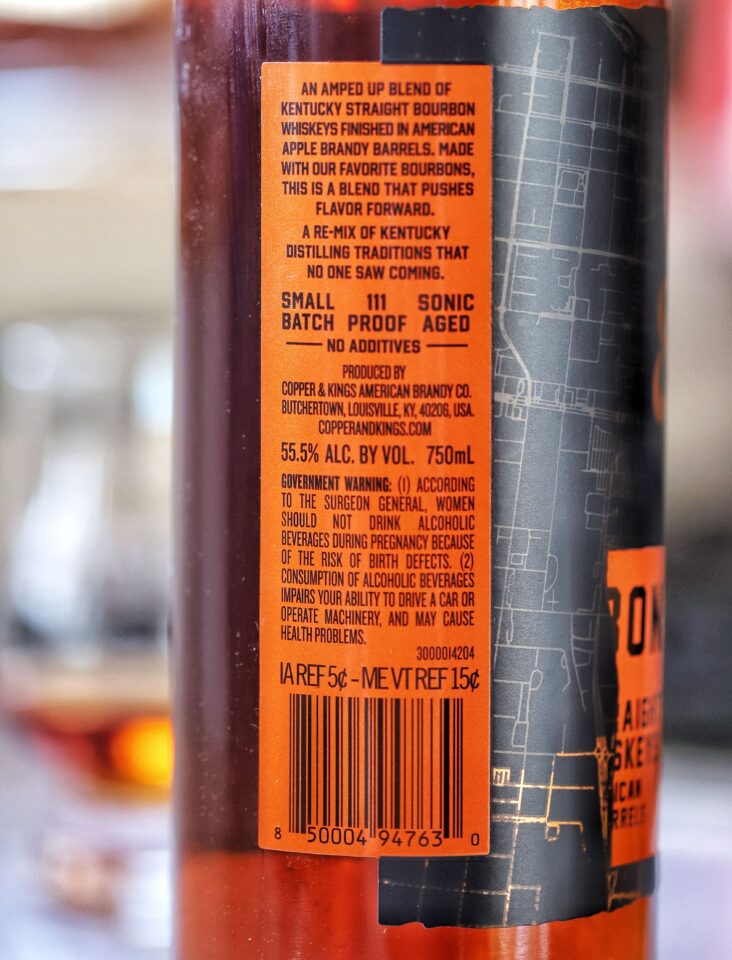 Copper & Kings Bourbon finished in American Apple Brandy Barrels Review ...