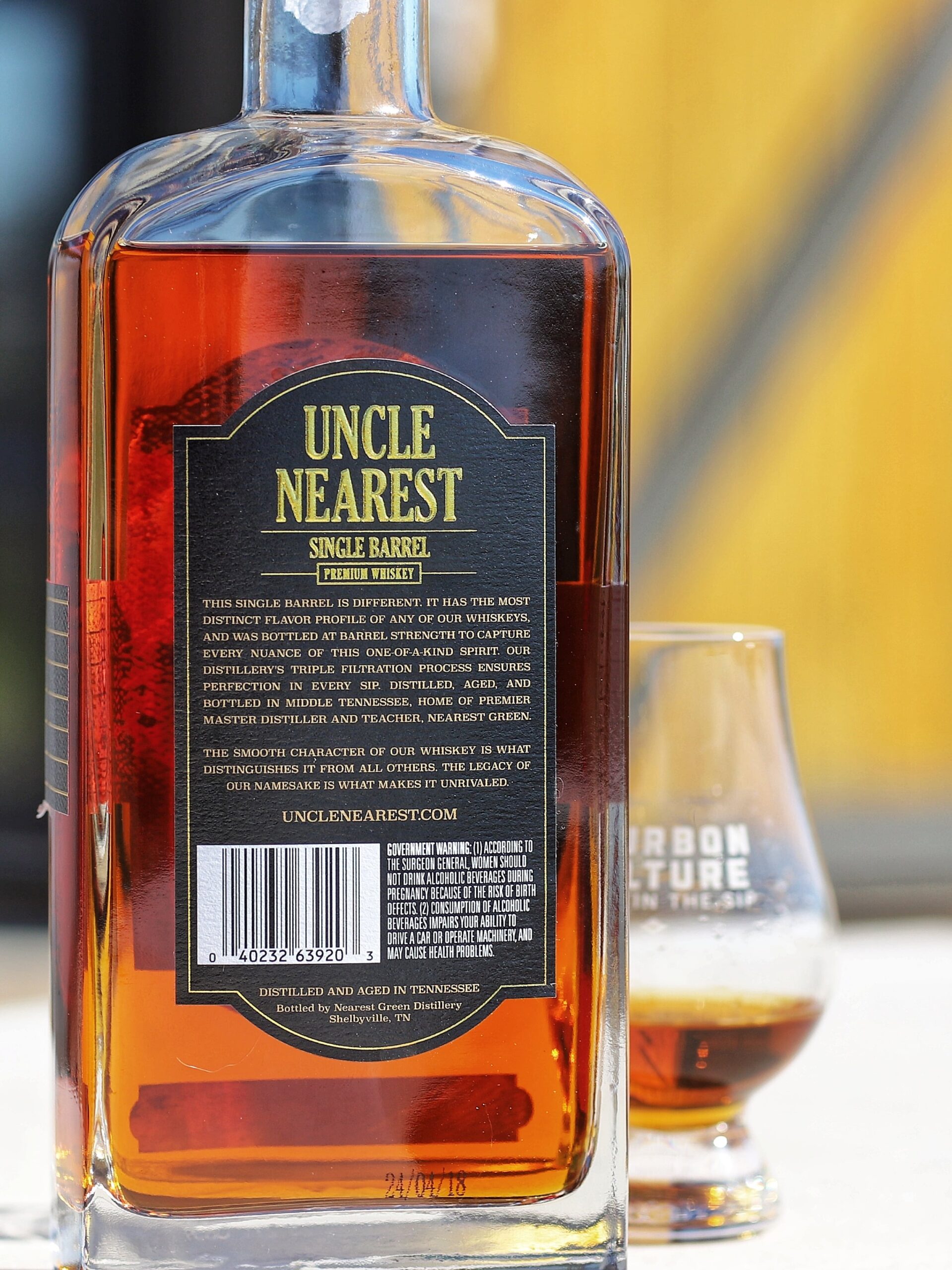 Uncle Nearest Single Barrel Whiskey Review - Bourbon Culture
