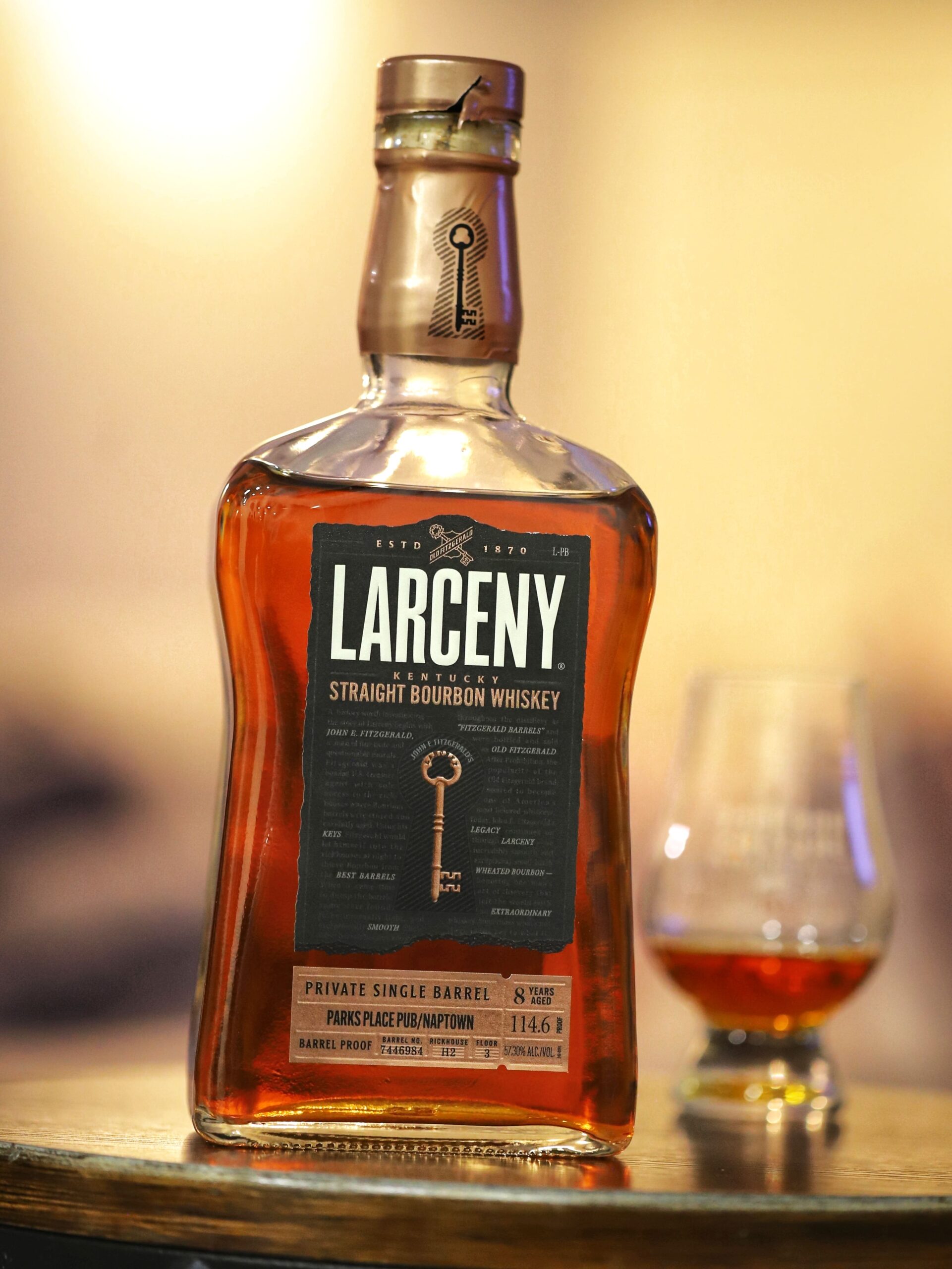 Larceny Barrel Proof Private Single Barrel Bourbon (Naptown/Parks Place ...