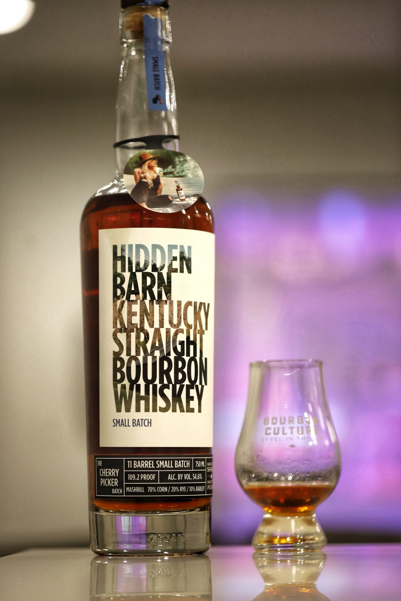 Hidden Barn Kentucky Straight Bourbon Small Batch “Cherry Picker ...