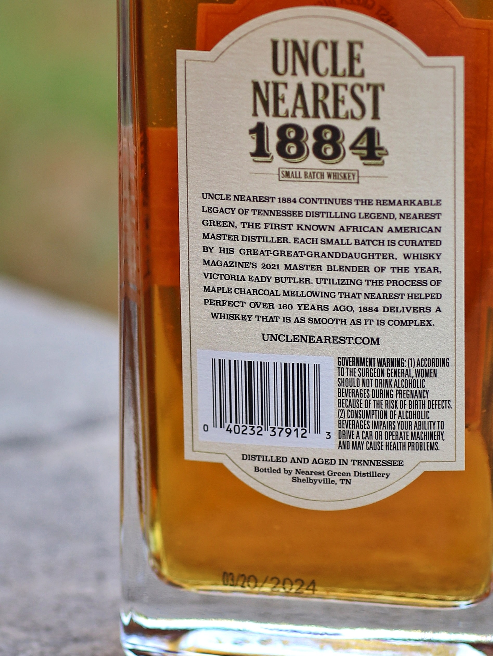 Uncle Nearest 1884 Small Batch Whiskey Review - Bourbon Culture