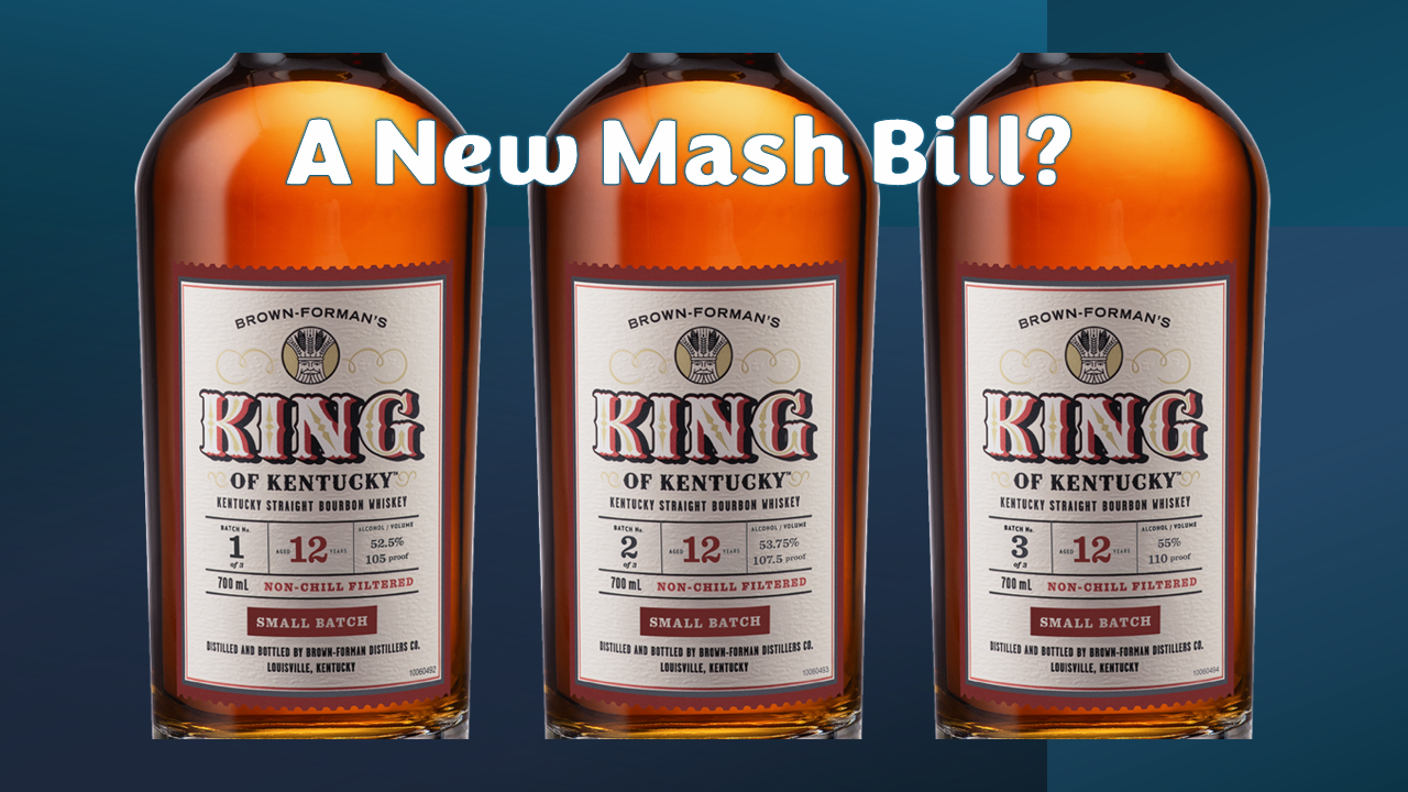 What's up with the mash bill used in the new King of Kentucky Small ...